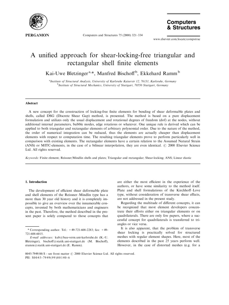 B Let Zinger 2000 | PDF | Deformation (Mechanics) | Shear Stress