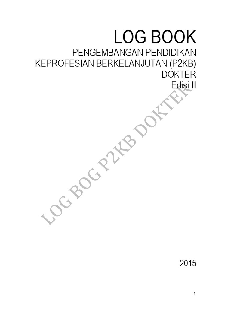 LOG BOOK DPU - Final - PDF | PDF
