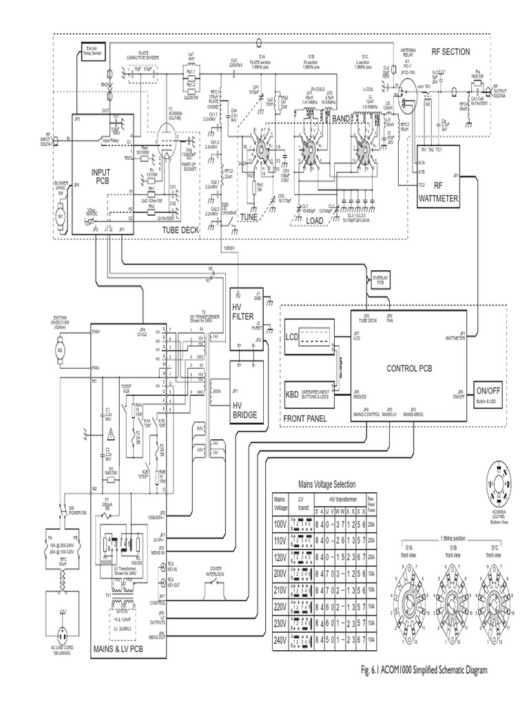 Acom Schematic | Electrical Engineering | Electronics