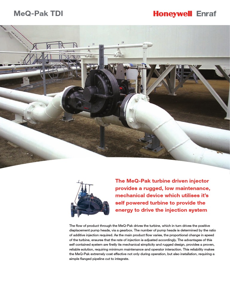 Honeywell ENRAF MeQ-Pak | Fuel Injection | Pump