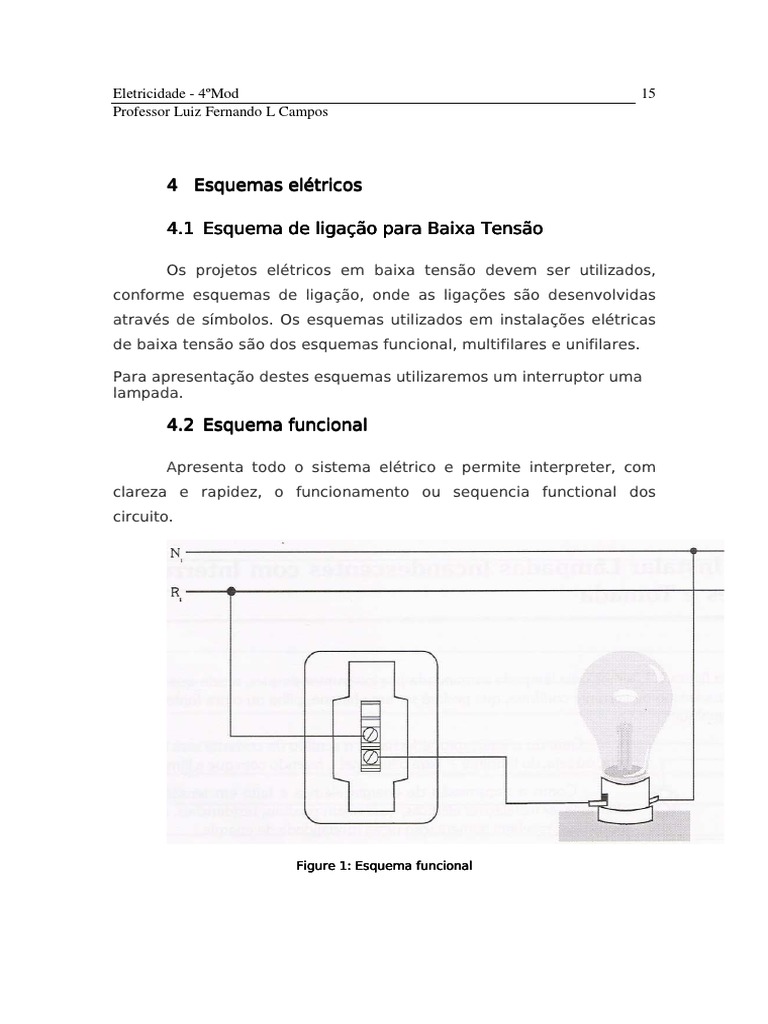 ESQUEMAS ELÉTRICOS.pdf | Rede Elétrica | Condutor Elétrico