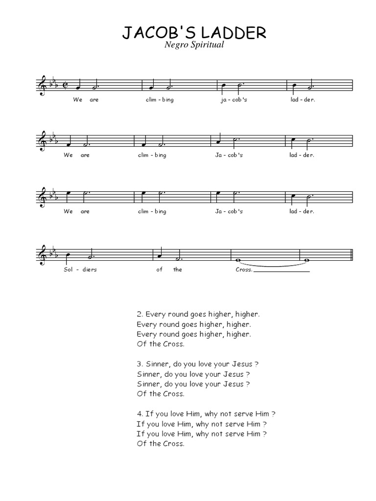 Traditionnel - Jacob's Ladder | PDF