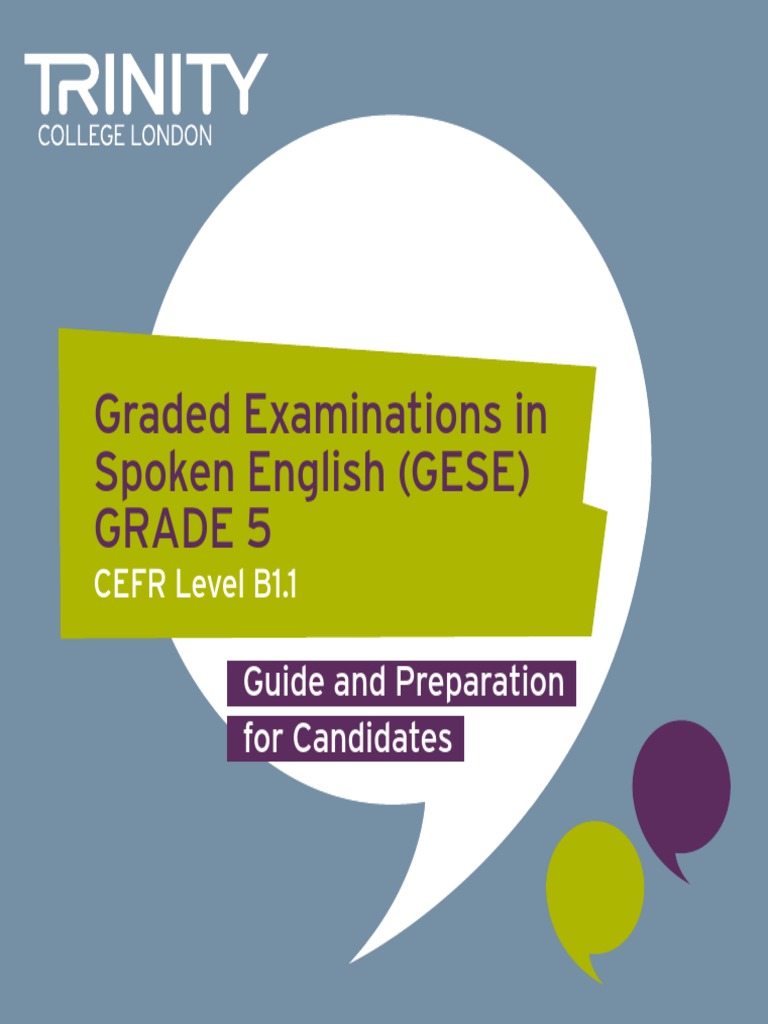 GESE Grade 5 Guide For Candidates | PDF | Question | Test (Assessment)