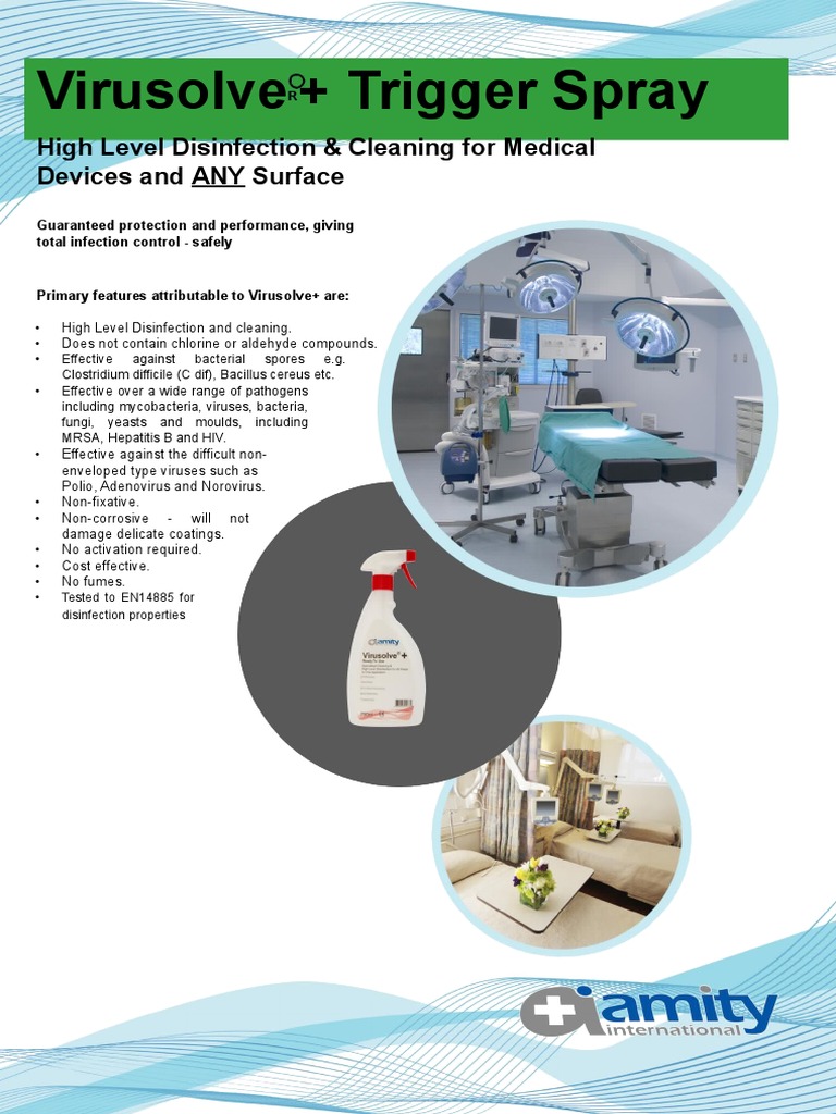 Virusolve Trigger | Disinfectant | Microorganism