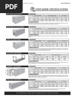 ISO Shipping Container Specifications | PDF | Framing (Construction) | Door