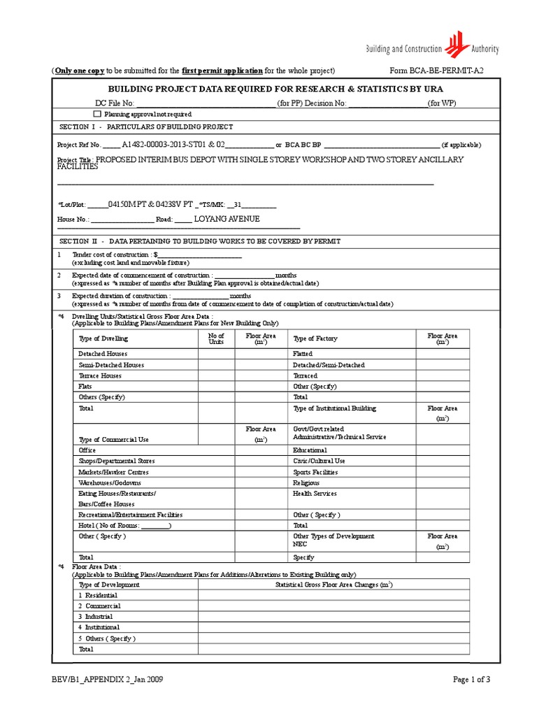 Bca Be Permit A2 | Download Free PDF | Business
