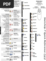 SketchUp Pro Quick Reference Card 2014 | PDF | Length | Geometry