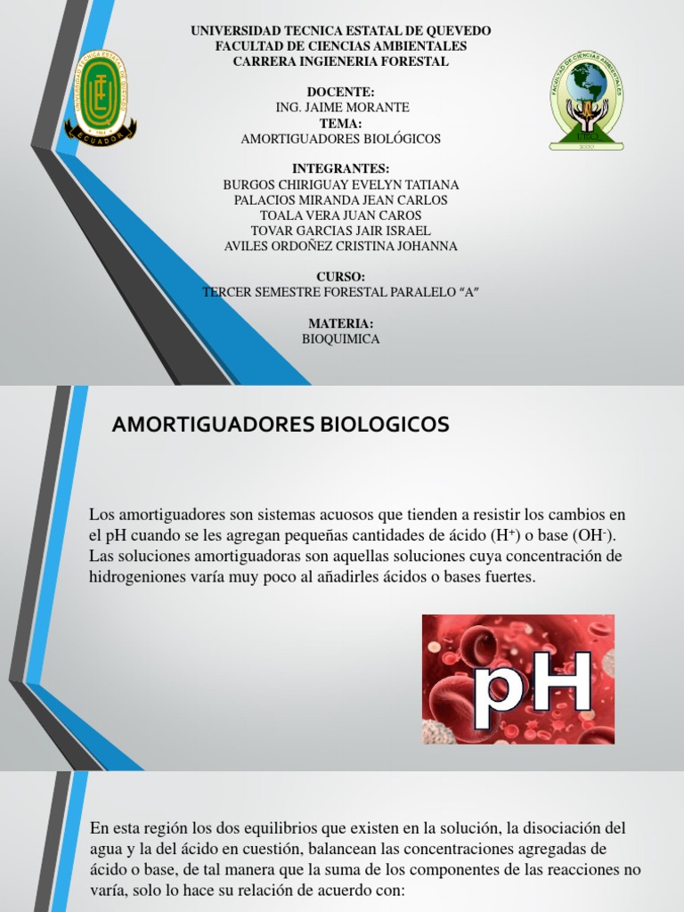 Amortiguadores Biológicos BIOQUI | PDF | Solución tampón | Ph