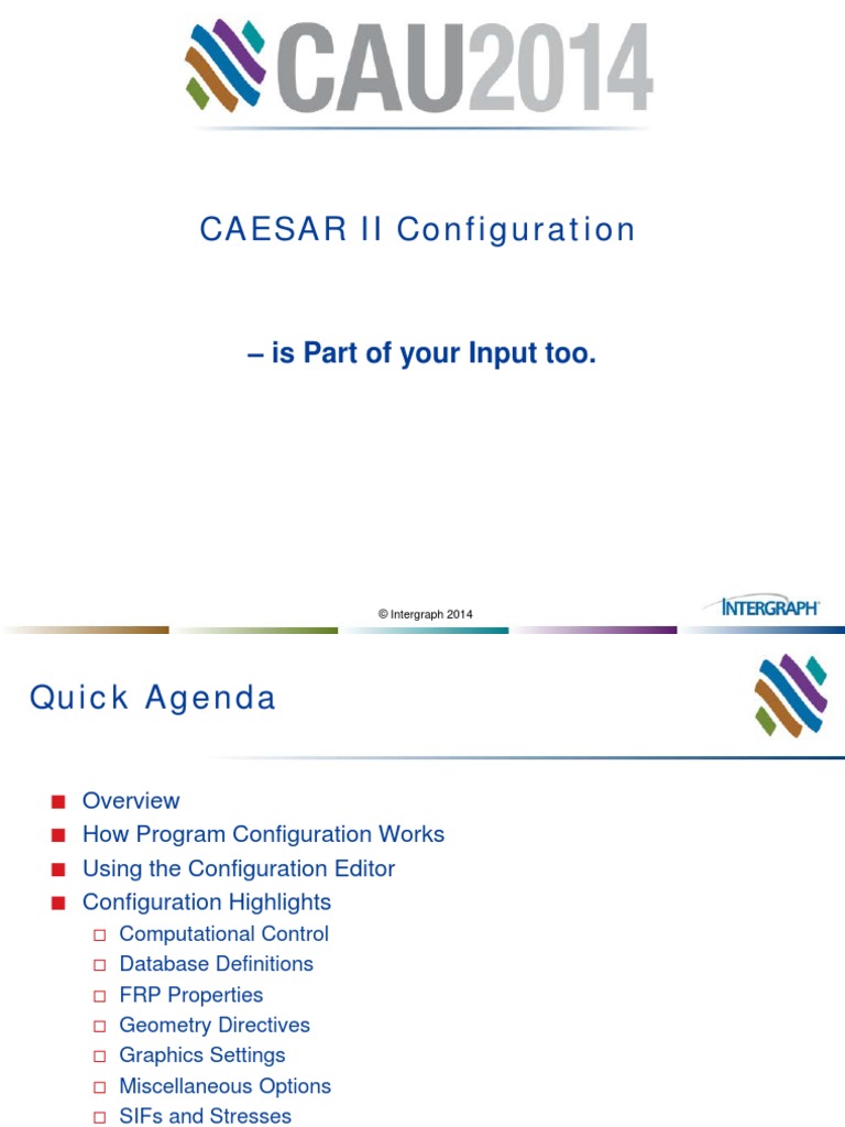 Configuration Caesar II | PDF | Computer Data Storage | Computer File