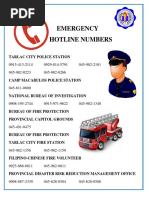 Emergency Numbers | PDF | Emergency Management | Wellness
