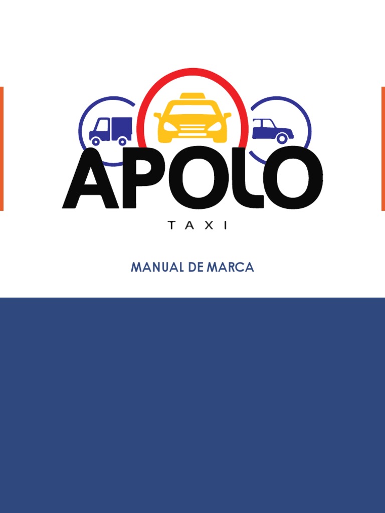 Manual de Marca - Apolo Taxi | PDF | Tipografía | Azul
