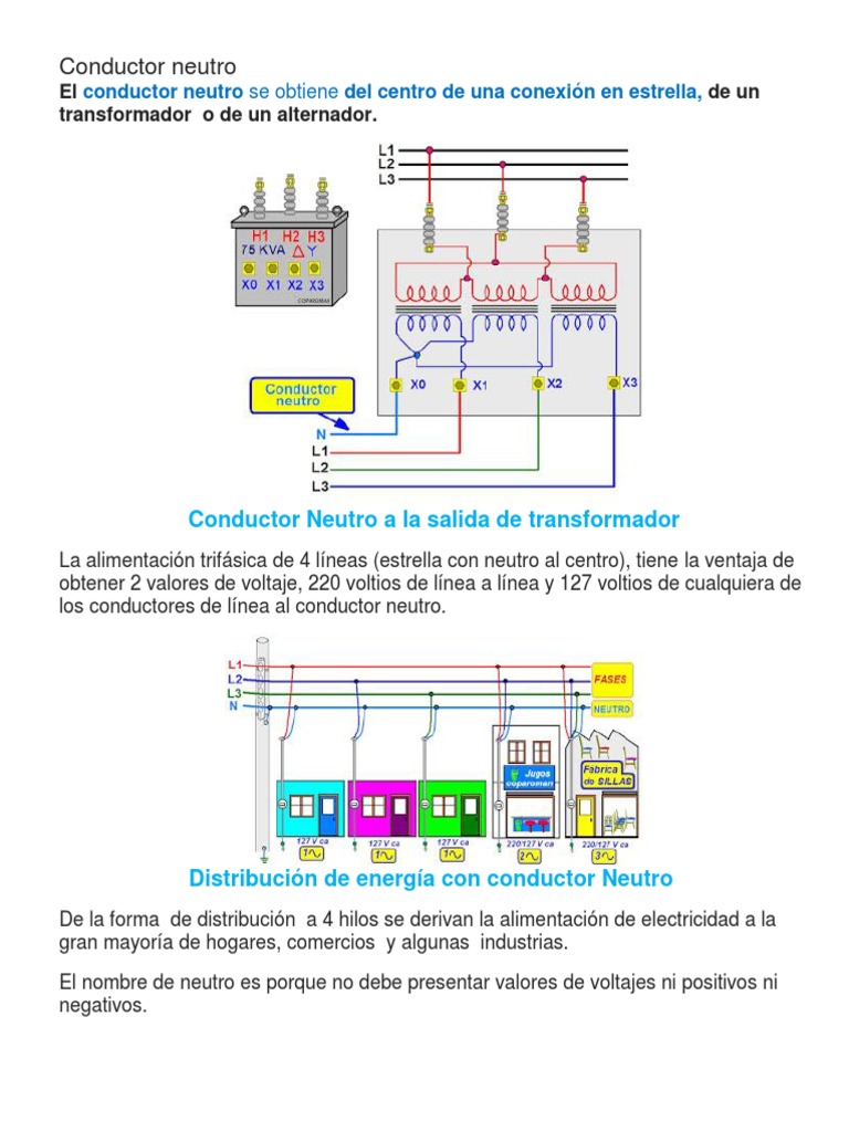 Conductor Neutro | Corriente eléctrica | Relé