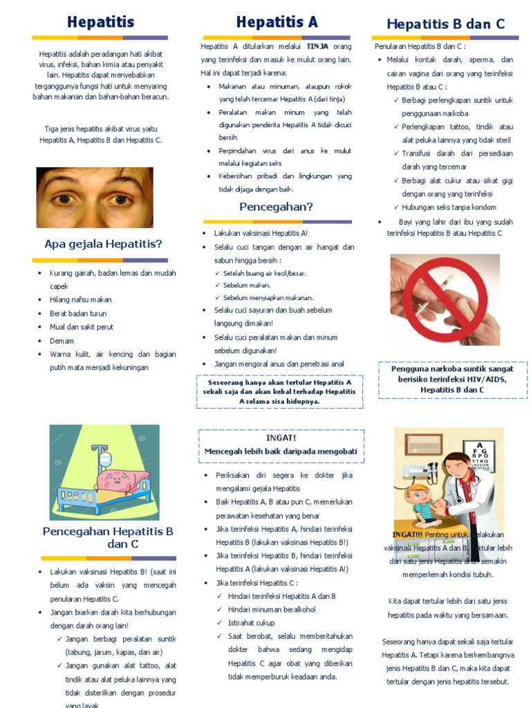 Leaflet Hepatitis | PDF