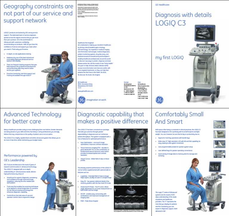 LogiqC3 Brochure | PDF | Medical Ultrasound | Medical Imaging