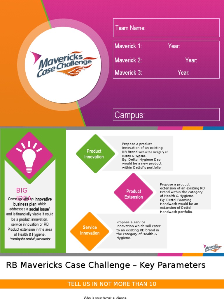 Health & Hygiene Idea Submission Guide | PDF | Target Audience | Brand