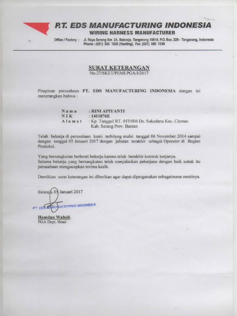 Paklaring 2 PDF | PDF