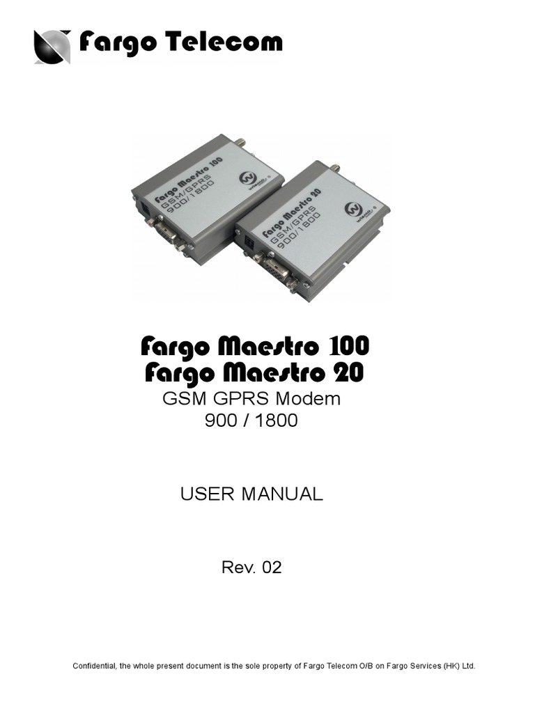 MAESTRO 100 20 User Guide Rev02 | PDF | Electrical Connector | Modem