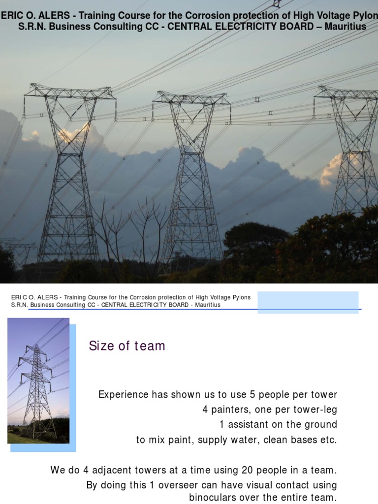 Corrosion Protection - Pylons | PDF | Galvanization | High Voltage