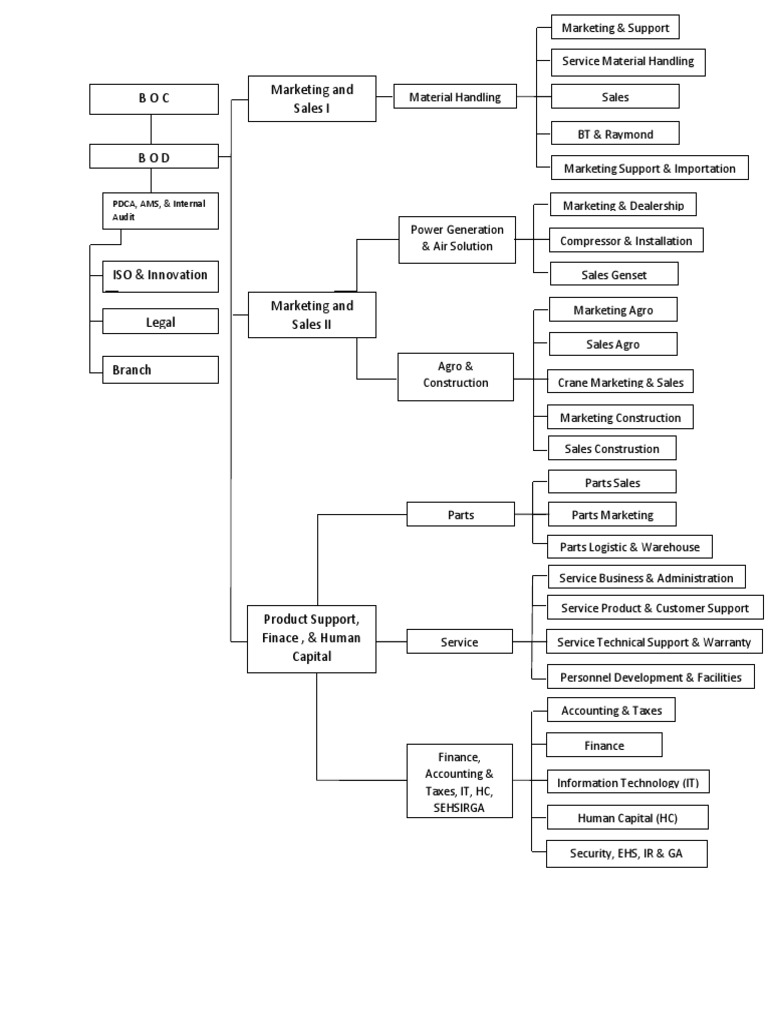 BOC Marketing and Sales I: PDCA, AMS, & Internal Audit | PDF ...