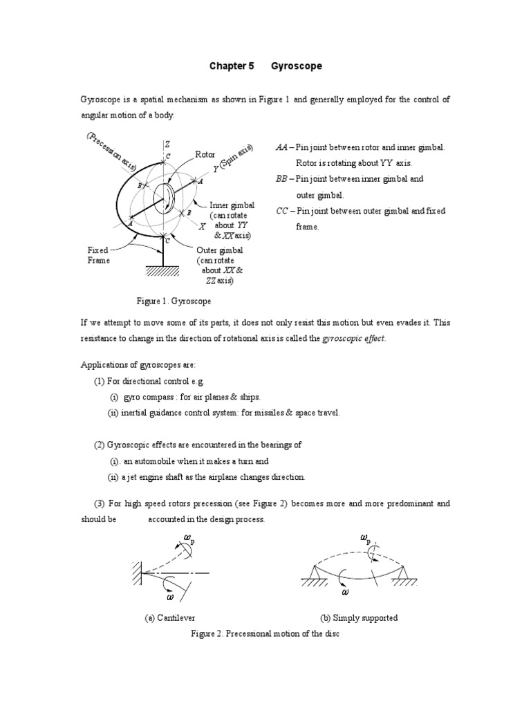 Chapter 5 Gyroscope PDF | PDF