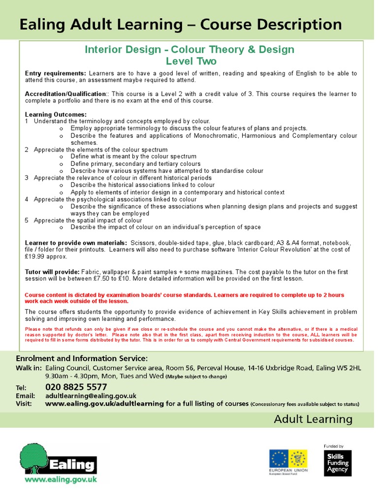 Interior Design - Colour Theory and Design L2 | PDF | Interior Design ...