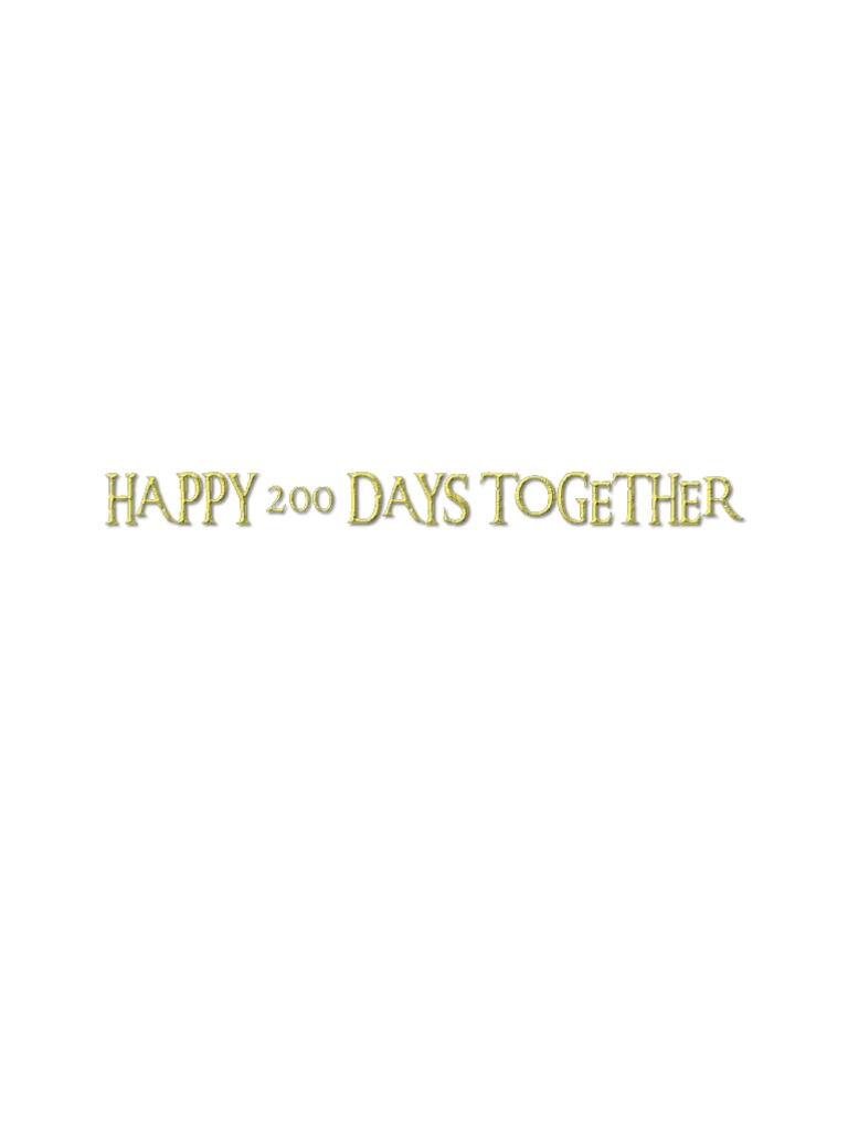 Happy 200 Days | PDF