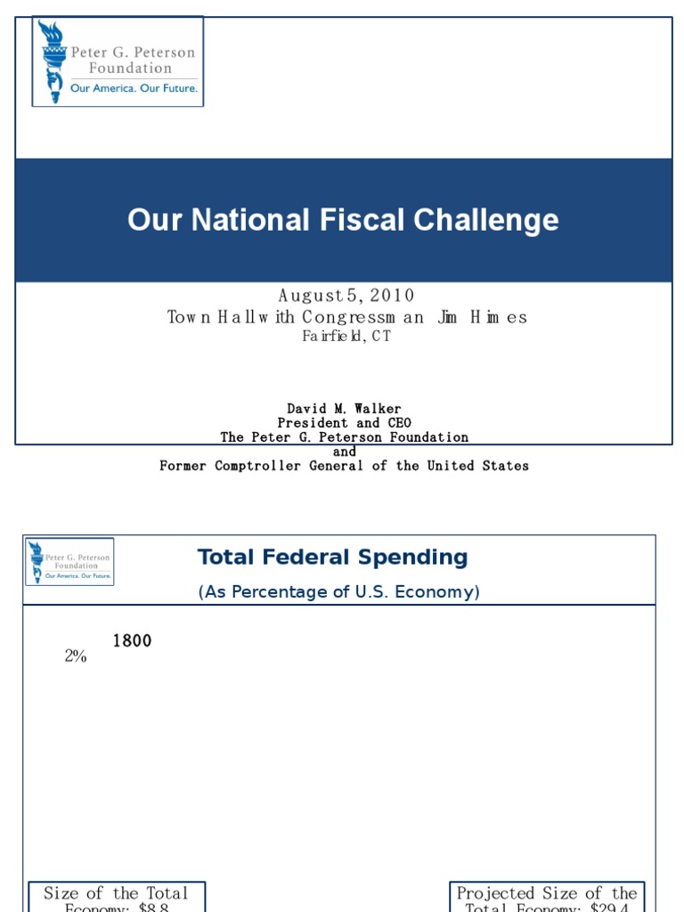 U.S. Fiscal Challenges Overview 2010 | PDF | National Debt Of The ...