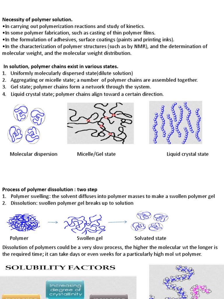 Polymer Solution 17 1 | PDF | Polymers | Solution