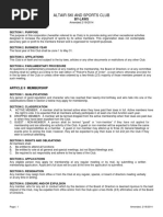 Motorcycle Club Bylaws | PDF | Presidents Of The United States ...