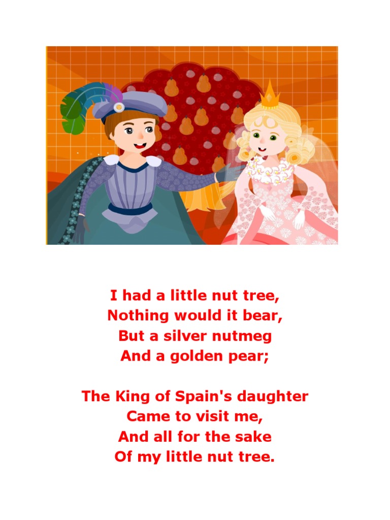 I Had a Little Nut Tree Poem Summary | PDF