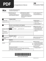 AP01 Form: Director Appointment Guide | PDF | Government