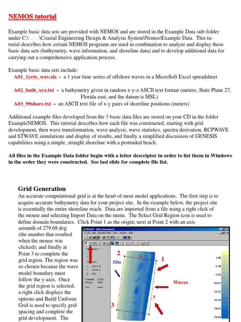 An Introduction to Using NEMOS for Coastal Engineering Analysis and ...