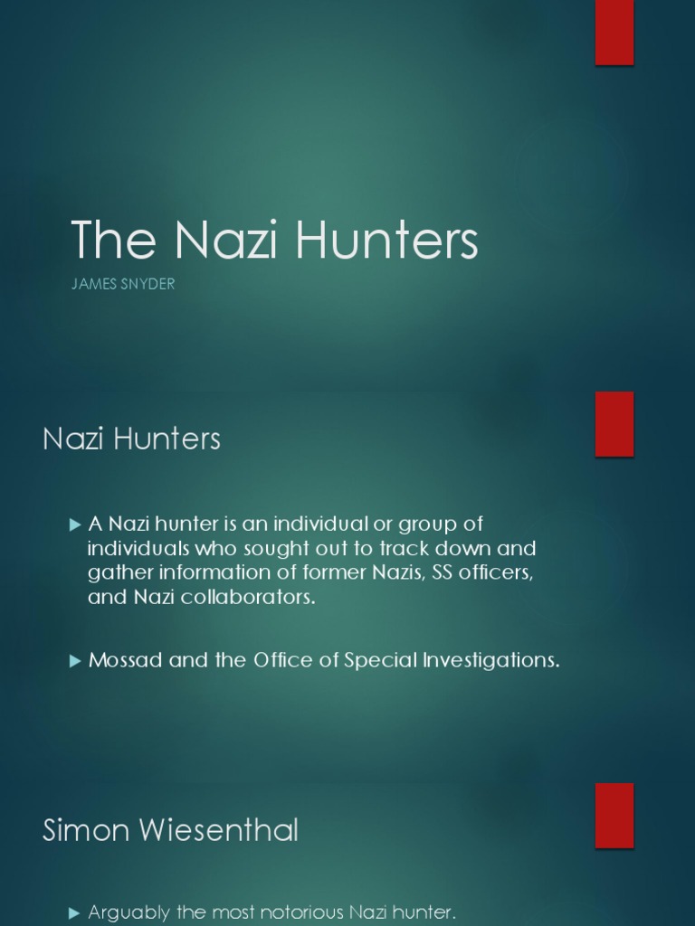 The Nazi Hunters | PDF