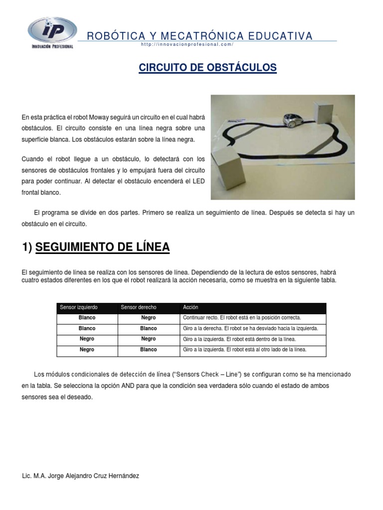 Moway Challenges # 1 - Solución | PDF | Robótica | Robot