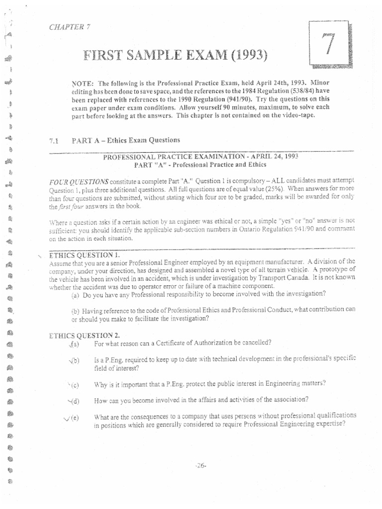 PEO - Sample Q&A | PDF