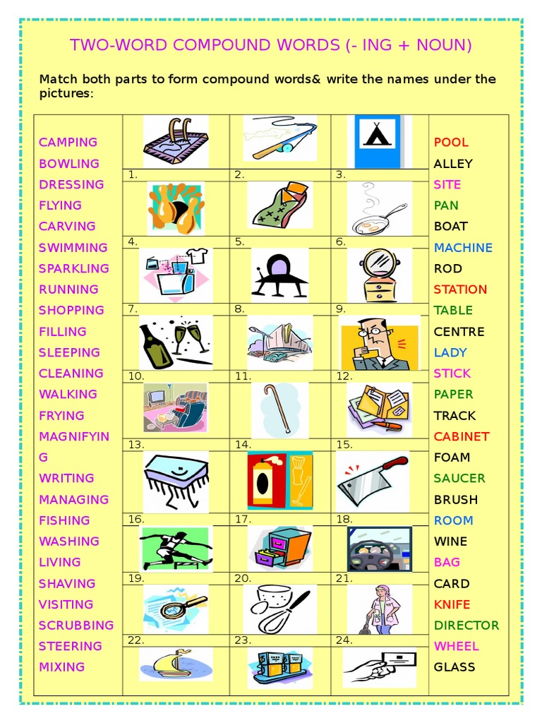 Twoword Compound Words Ing | Download Free PDF | Leisure | Nature