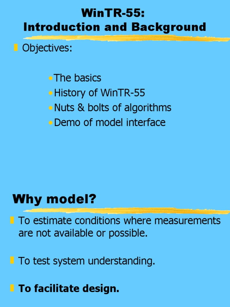 Intro TR-55 | PDF | Surface Runoff | Drainage Basin