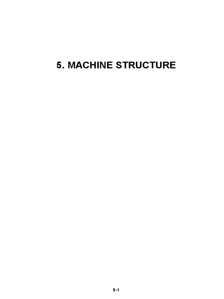 Machine Structure | PDF | Engineering Tolerance | Metalworking
