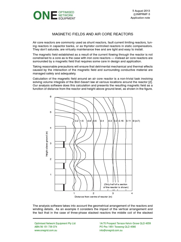 Air Core Reactors | PDF | Insulator (Electricity) | Inductor