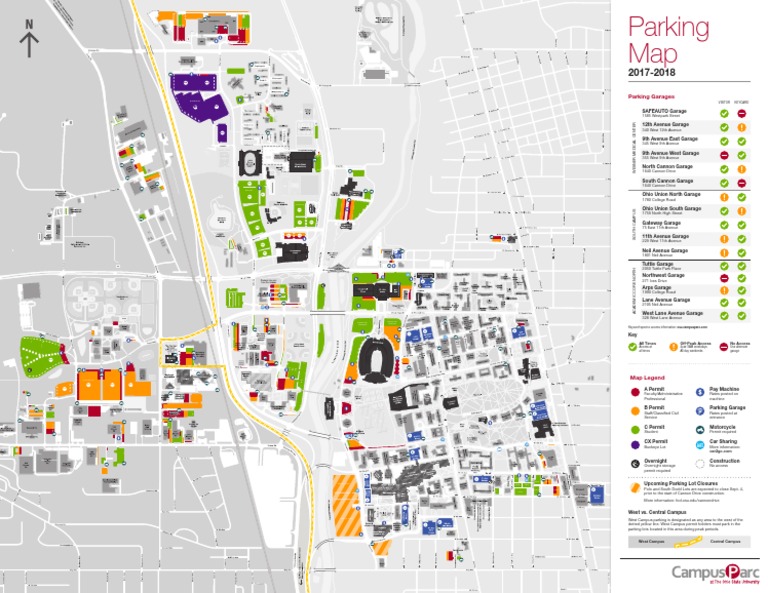 Campus Parking Map | Download Free PDF | Land Transport | Chess