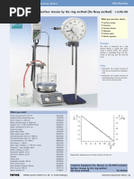 Du Nouy Method for Measuring Surface Tension | PDF | Surface Tension ...