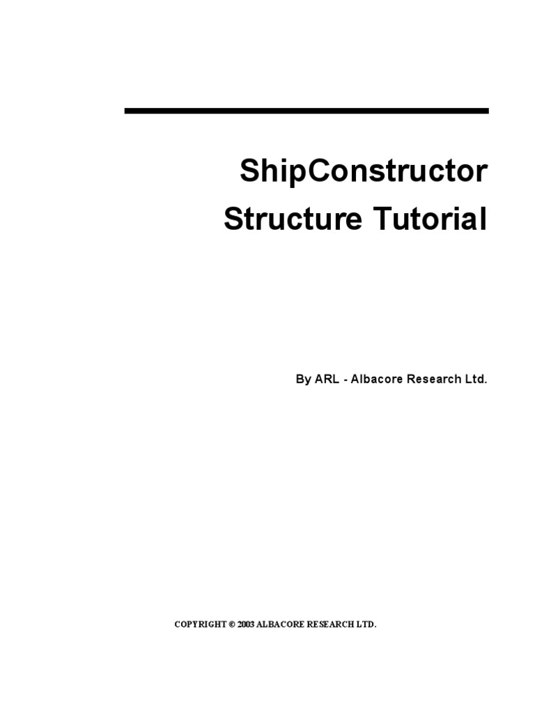Ship Constructor Structure Tutorial | PDF | Computer File | Damages