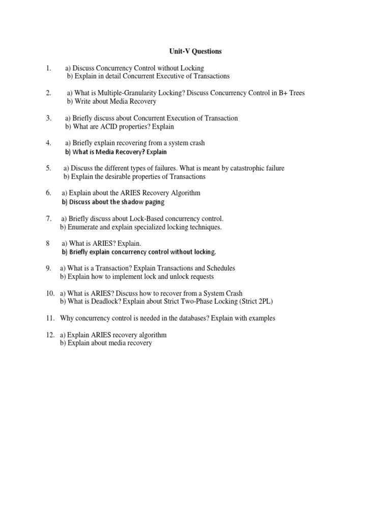 Unit Vquestions | PDF | Teaching Methods & Materials