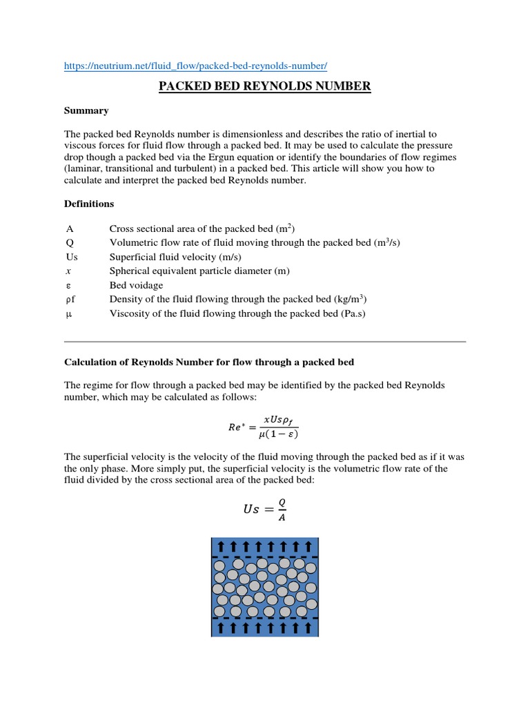 Reynold Number | PDF | Reynolds Number | Laminar Flow