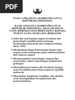 Naskah Panca Prasetya Korpri PDF | PDF | Ilmu Sosial