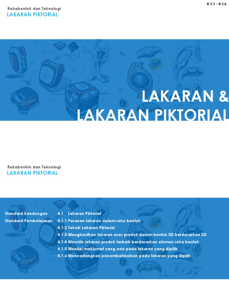 Lakaran Dan Lakaran Piktorial - 1240815137 | PDF