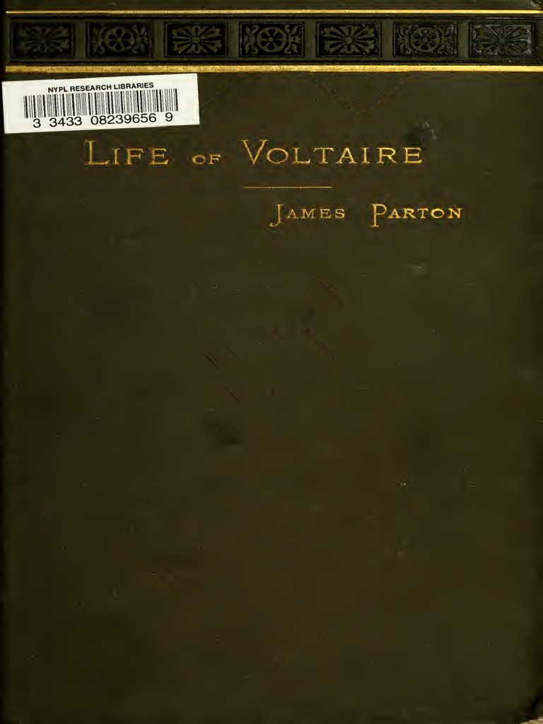 Life of Voltaire 01 Part | PDF