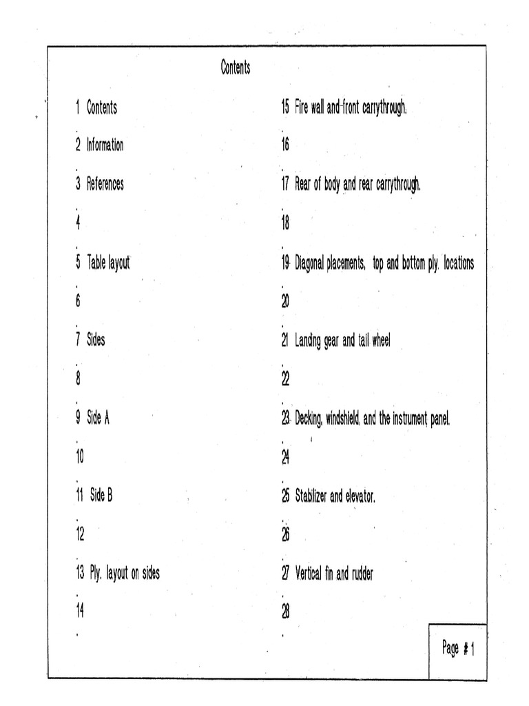 Ultra Baby Homebuilt Airplane Plans PDF | PDF