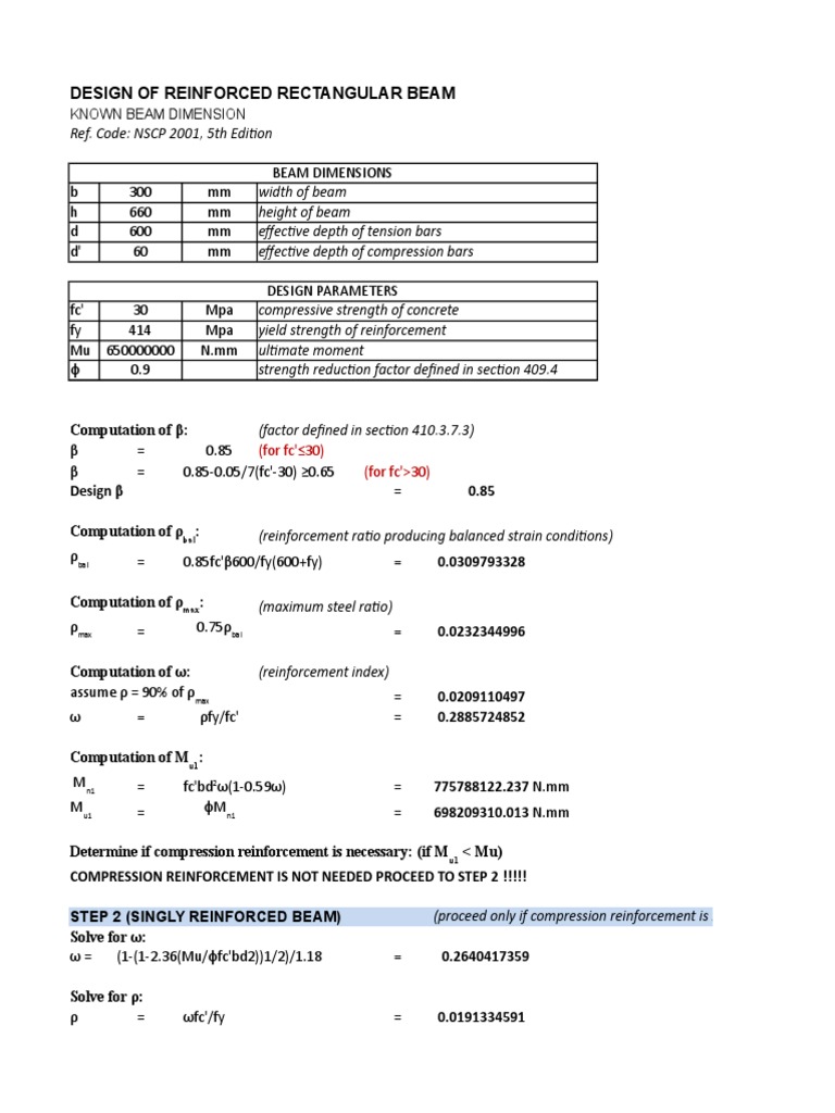 Structural ARES5ch14ALFREED (1) .Ods | PDF | Beam (Structure ...