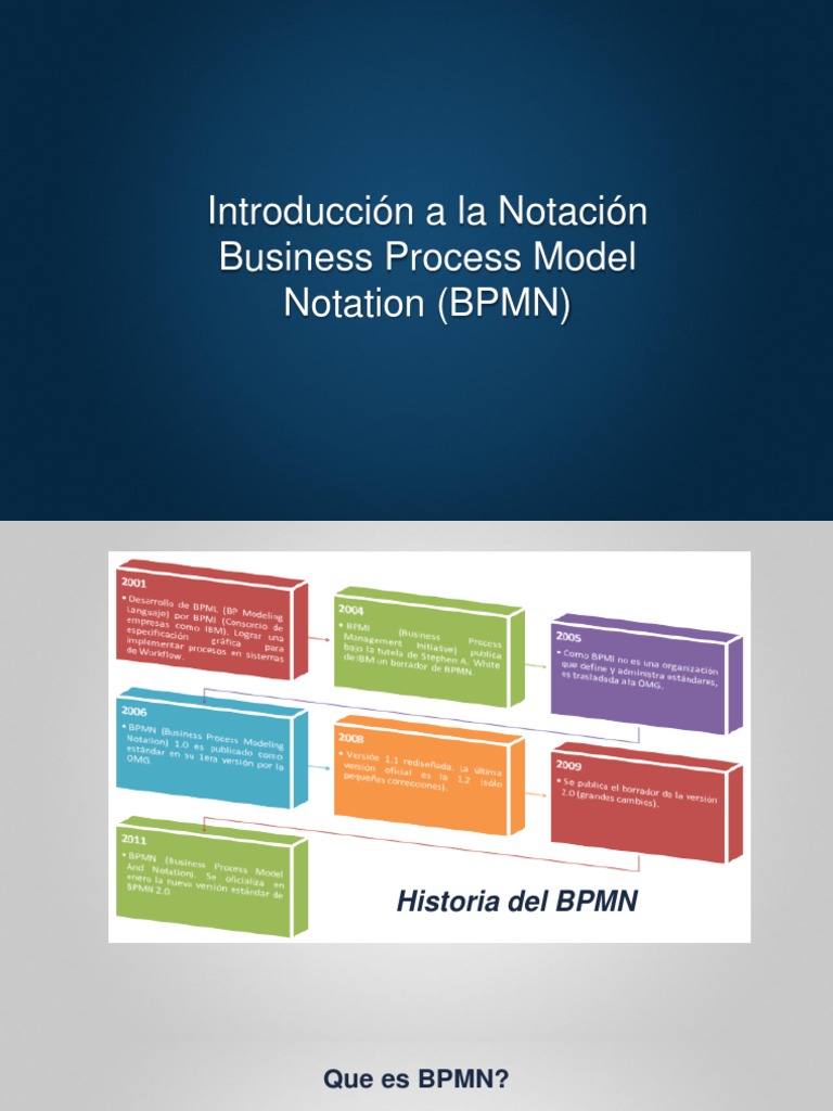 S1-3 - Introducción A La Notacion BPMN | PDF | Negocios